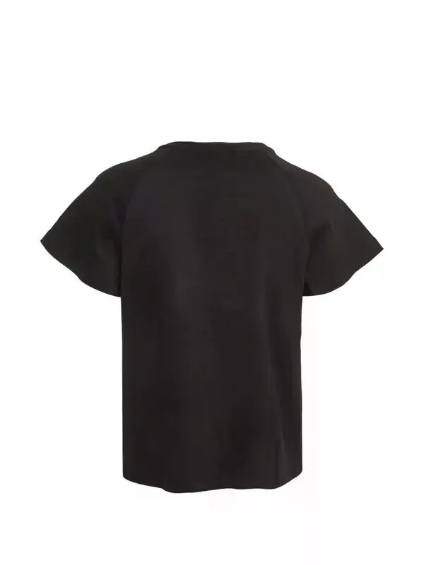 Emporio Armani Glitter Print Short Sleeve T-shirt - Black