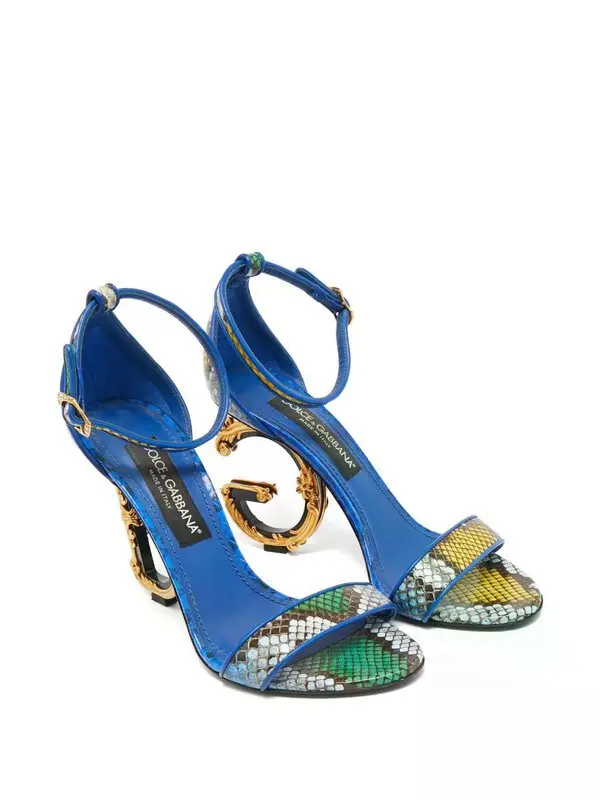 Dolce & Gabbana Keira Ankle-strap Heeled Sandals