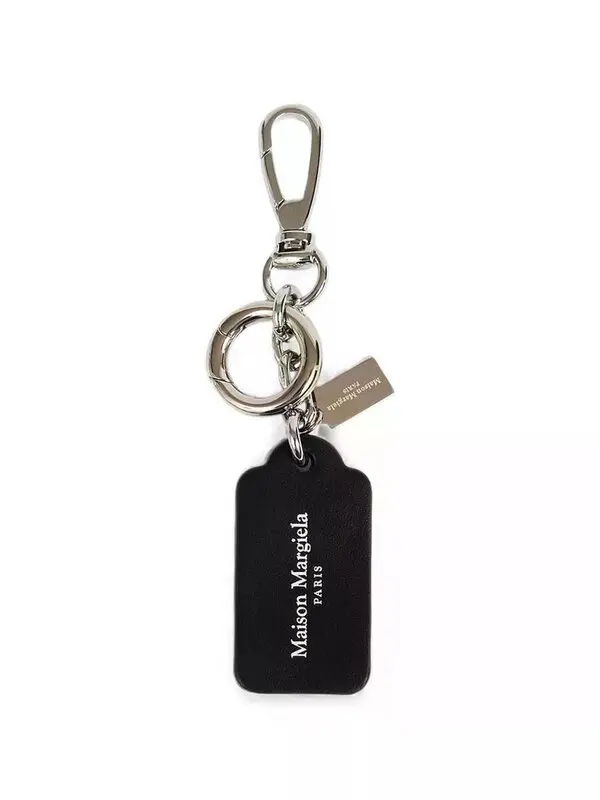 MAISON MARGIELA Double Tag Keyring Small - Black
