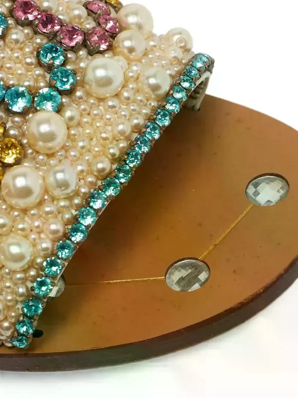Gucci Lupe Embellished Sandals