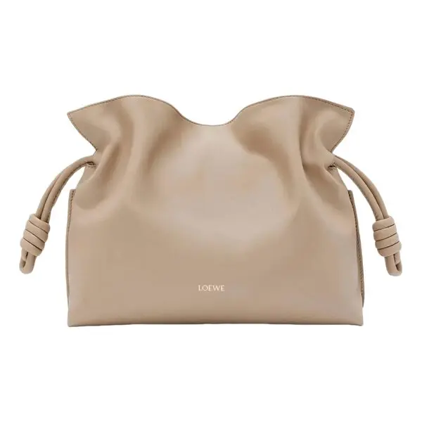 Loewe Medium Flamenco Clutch - Sand