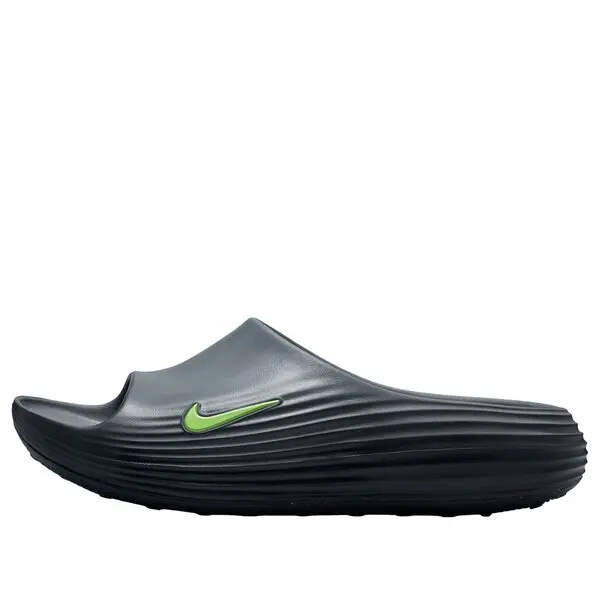Nike Reactx Rejuven8 Slides - Dark Grey/volt