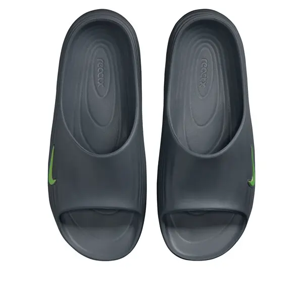 Nike Reactx Rejuven8 Slides - Dark Grey/volt