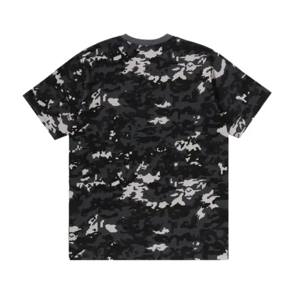 A BATHING APE Multi Pixel Camo T-shirt - Black
