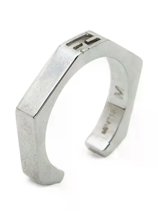 Fendi Baguette Logo-motif Open Band Ring