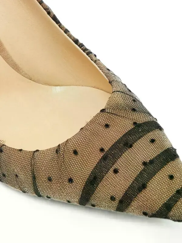 JIMMY CHOO Romy Dotted Mesh Pumps