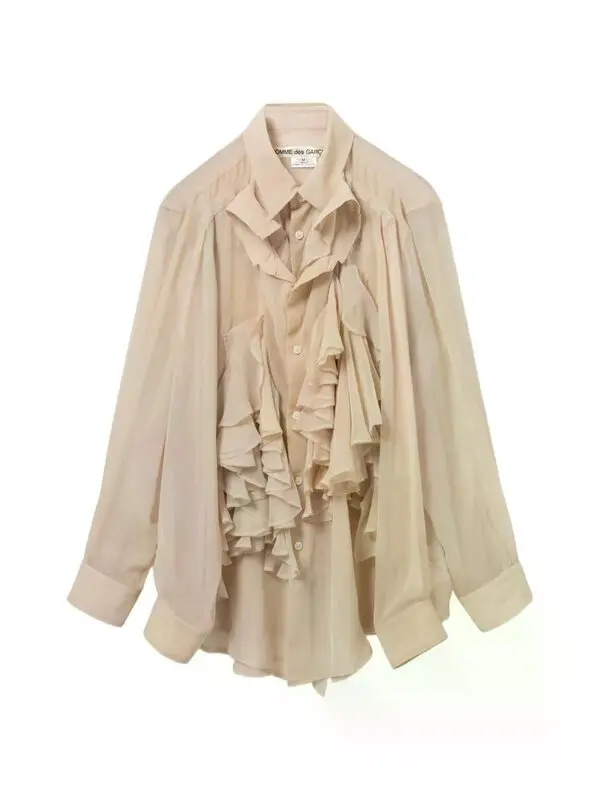 Comme Des Garçons Ruffled Blouse