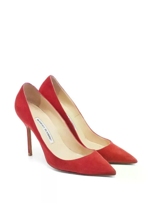 Manolo Blahnik Bb Pointed-toe Pumps - Red
