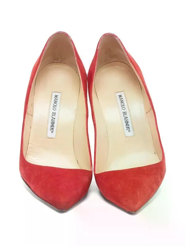 Manolo Blahnik Bb Pointed-toe Pumps - Red