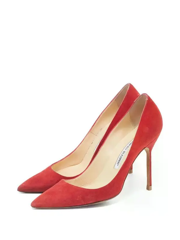 Manolo Blahnik Bb Pointed-toe Pumps - Red