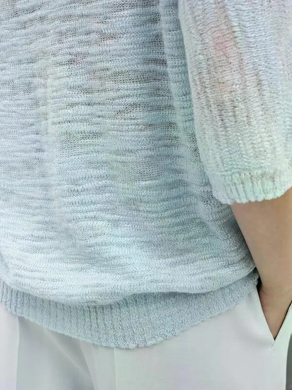 BOSS Fine-knit Three-quarter Sleeve Sweater