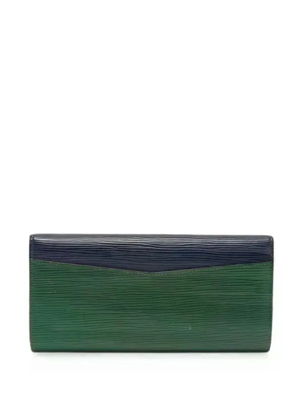 LOUIS VUITTON 2017 Flore Épi-leather Wallet - Blue