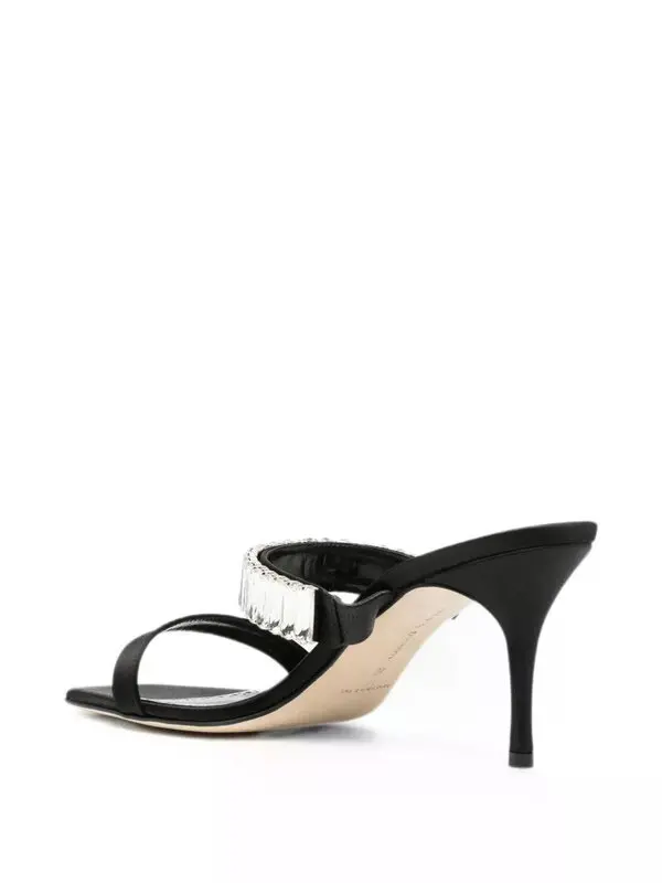 Manolo Blahnik Sakobay Crystal-embellished Sandals