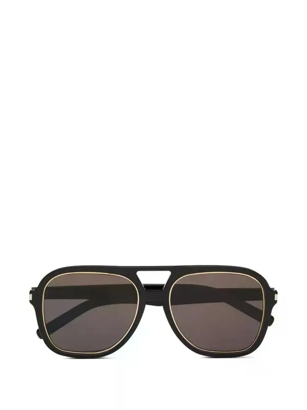 Saint Laurent Pilot-frame Sunglasses - Black