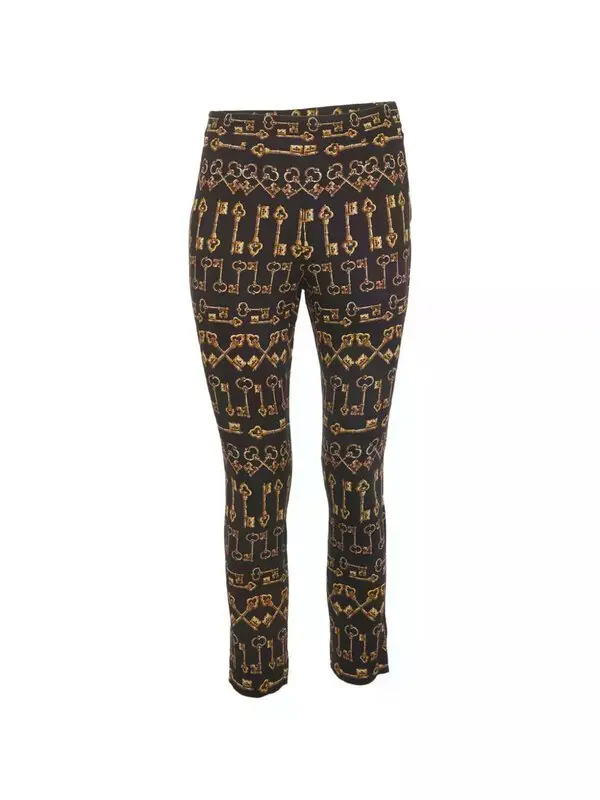 Dolce & Gabbana Key Print Slim-fit Trousers