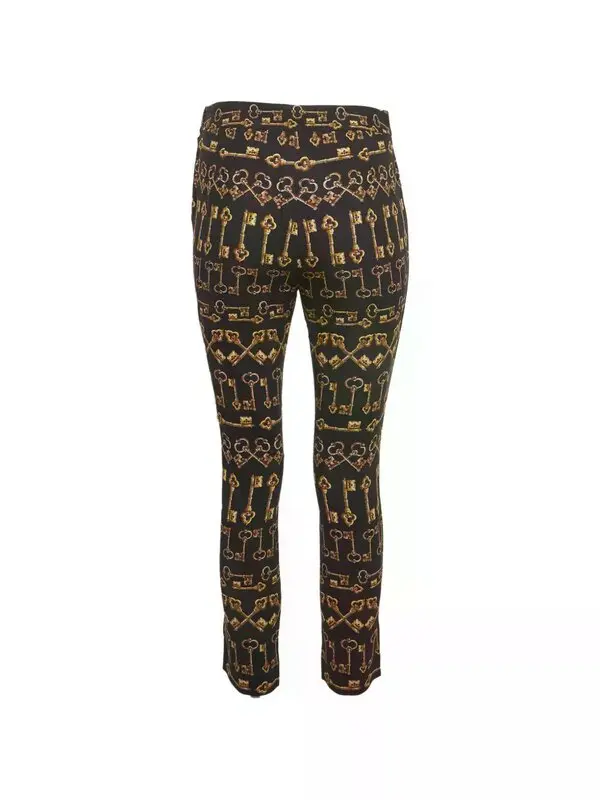 Dolce & Gabbana Key Print Slim-fit Trousers