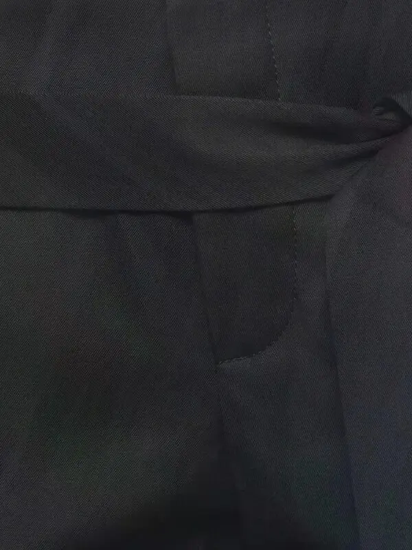 Gucci Belted Gabardine Trousers
