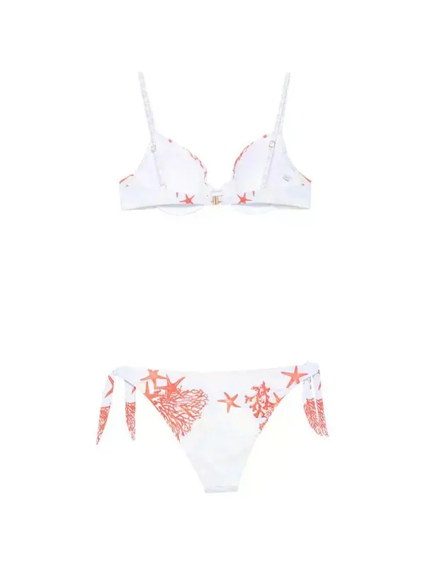 MAZZEI Starfish Print Side-tie Bikini