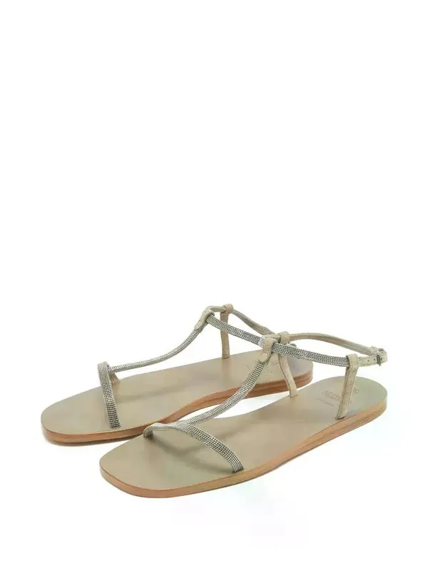 Brunello Cucinelli Monili-chain Embellished Thong Sandals