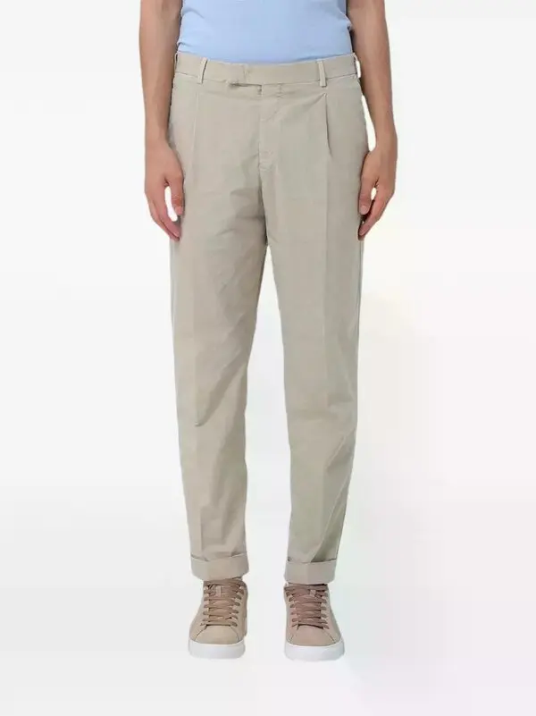 PT TORINO Pleated-detail Chino Trousers