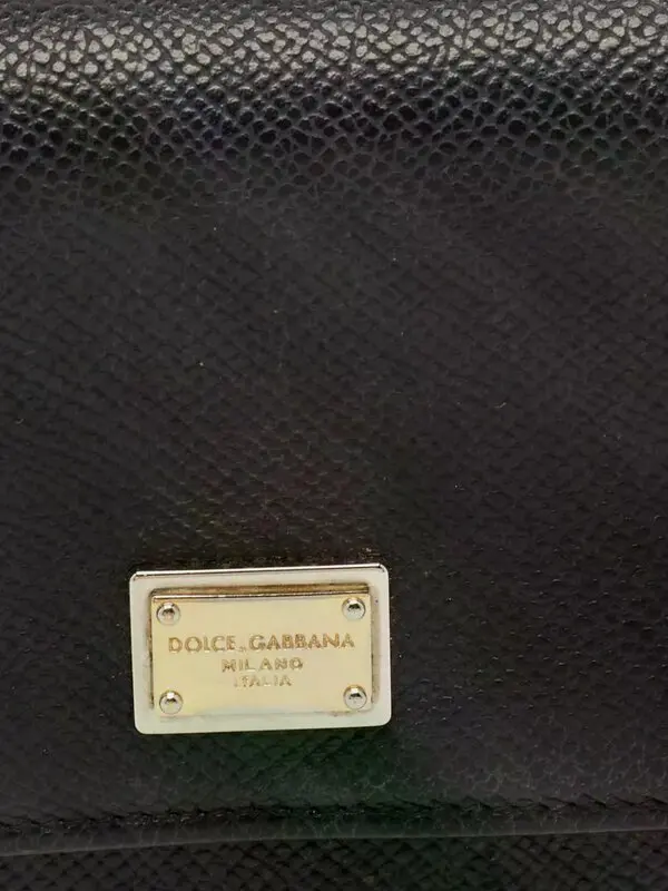 Dolce & Gabbana Logo Plaque Flap Wallet