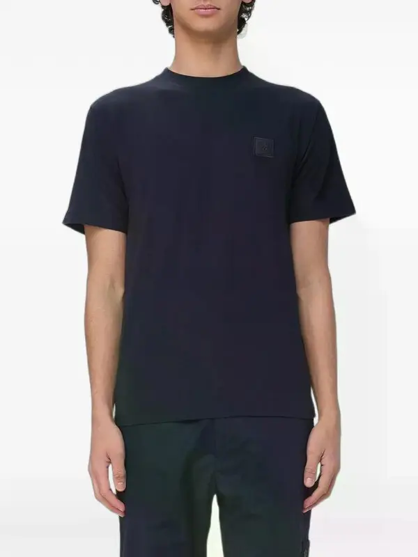 Stone Island Logo-patch Cotton T-shirt