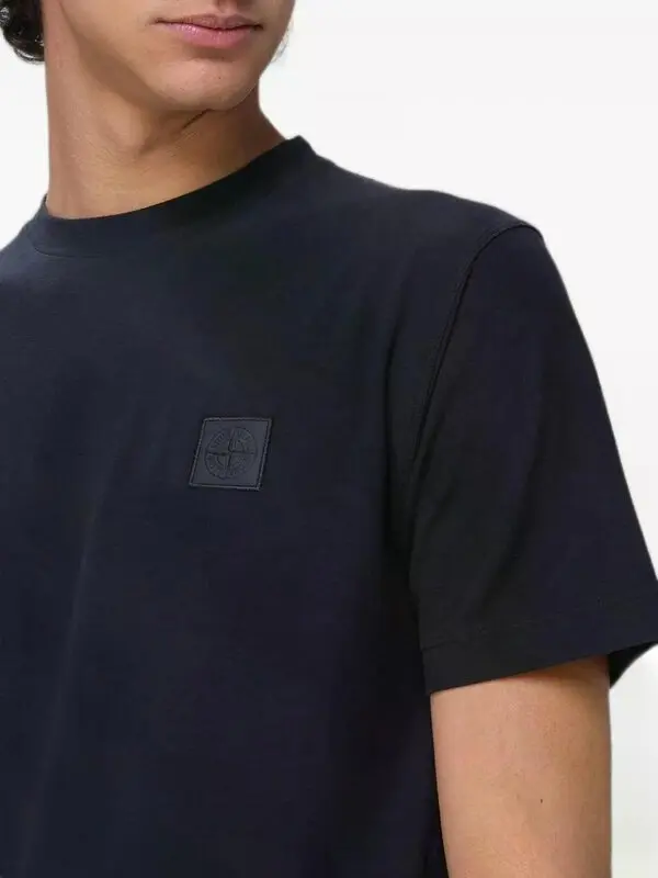 Stone Island Logo-patch Cotton T-shirt