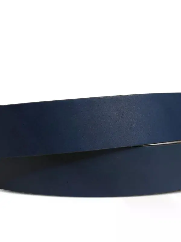 Dolce & Gabbana Logo Buckle Leather Belt