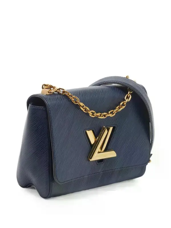 LOUIS VUITTON Twist Mm Navy Epi Leather Bag