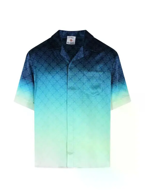 Casablanca Circuit Monogram Silk Shirt