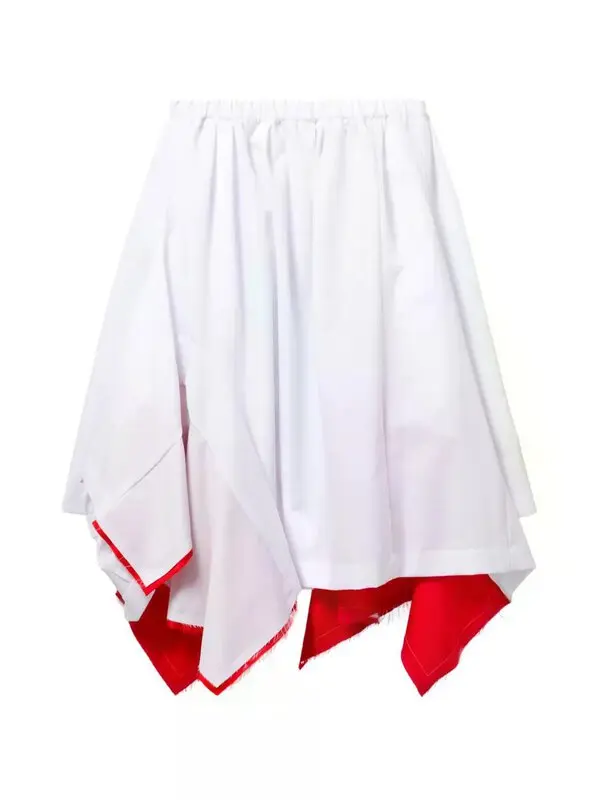 Comme Des Garçons Asymmetrical Ruffled Skirt