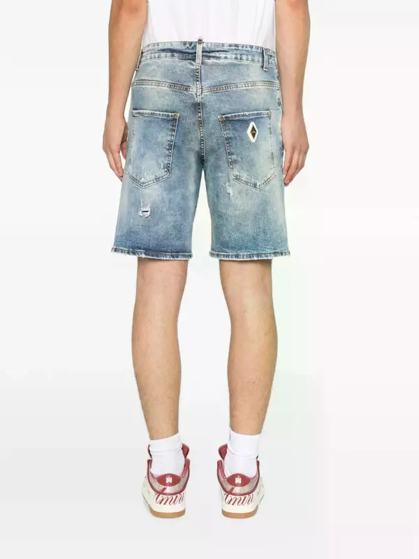 YES LONDON Distressed Denim Shorts