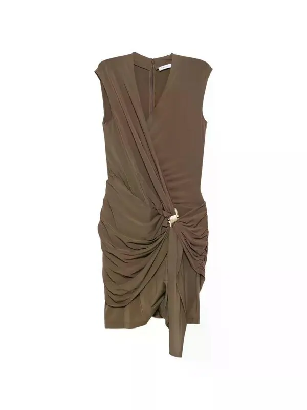 FERRAGAMO Ruched Knot-detail Dress