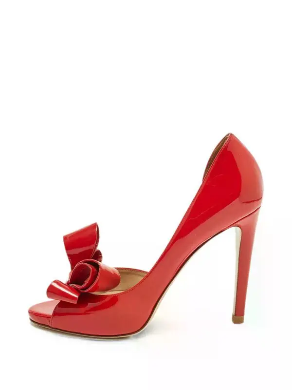 Valentino Garavani Patent Leather Bow D'orsay Pumps