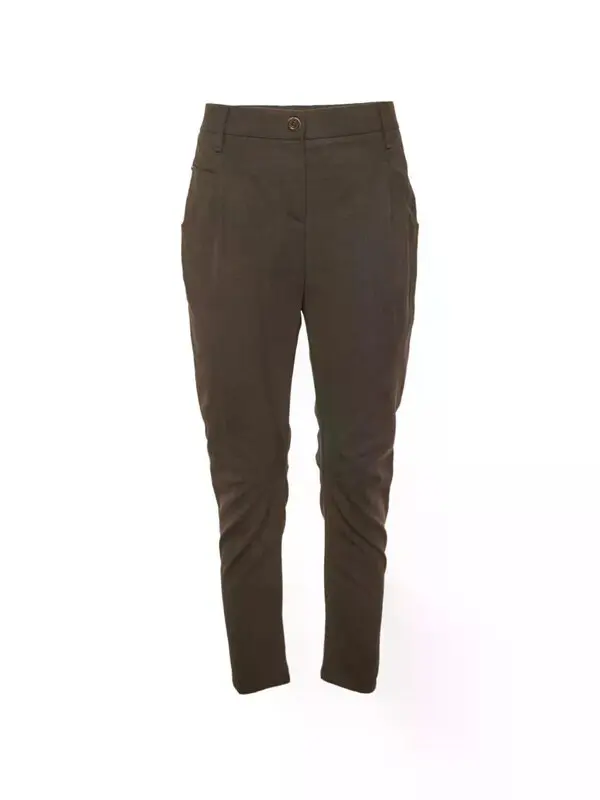 Brunello Cucinelli Grey Tailored Straight-fit Trousers