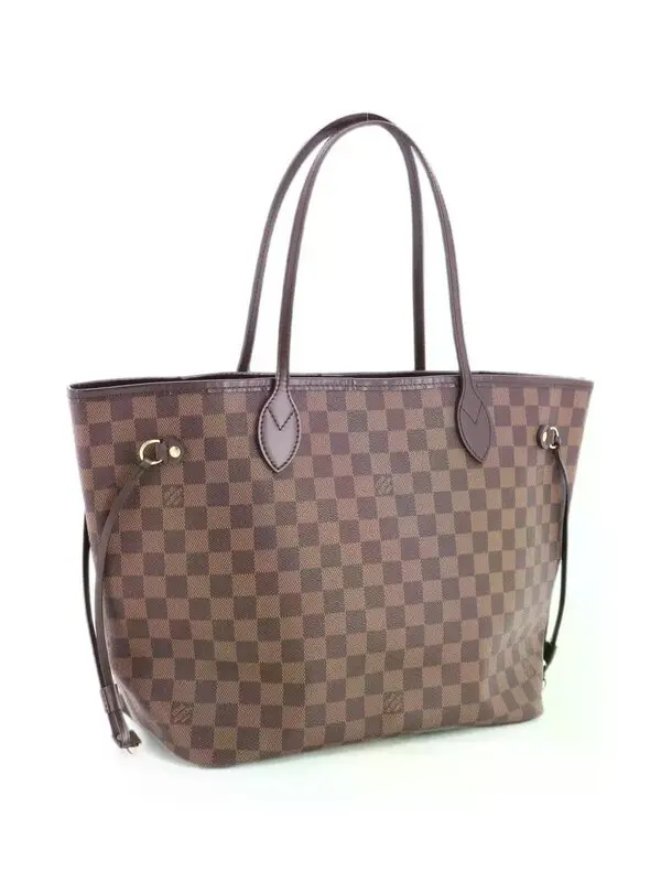 LOUIS VUITTON Damier Neverfull Mm Tote Bag - Brown