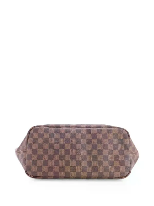LOUIS VUITTON Damier Neverfull Mm Tote Bag - Brown