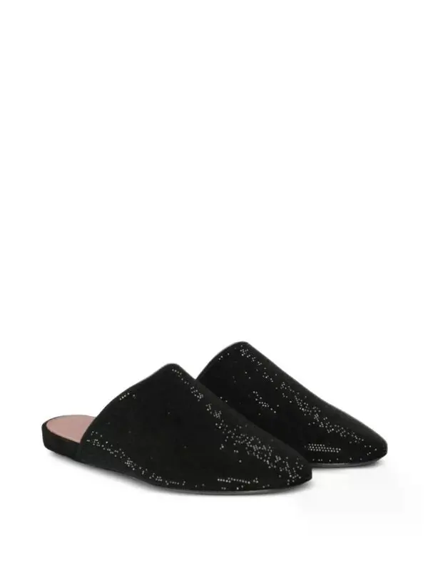 Premiata Embellished Leather Mules