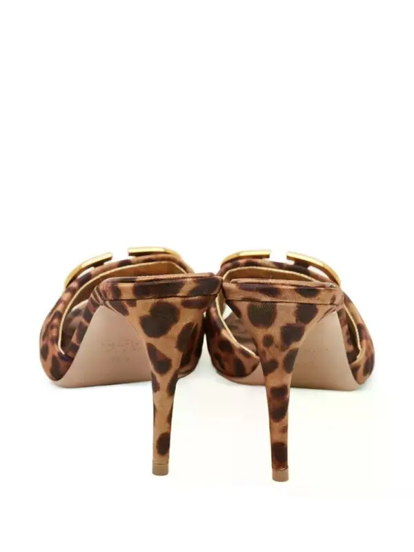 Valentino Garavani Vlogo Leopard-print Stiletto Sandals