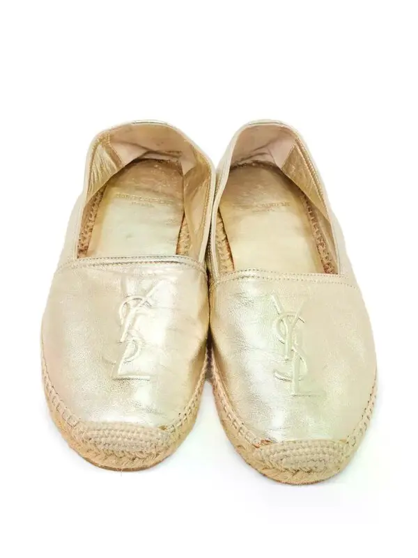 Saint Laurent Cassandre Espadrille Flats