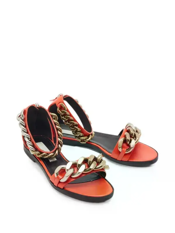 Stella McCartney Falabella Chain-link Flat Sandals