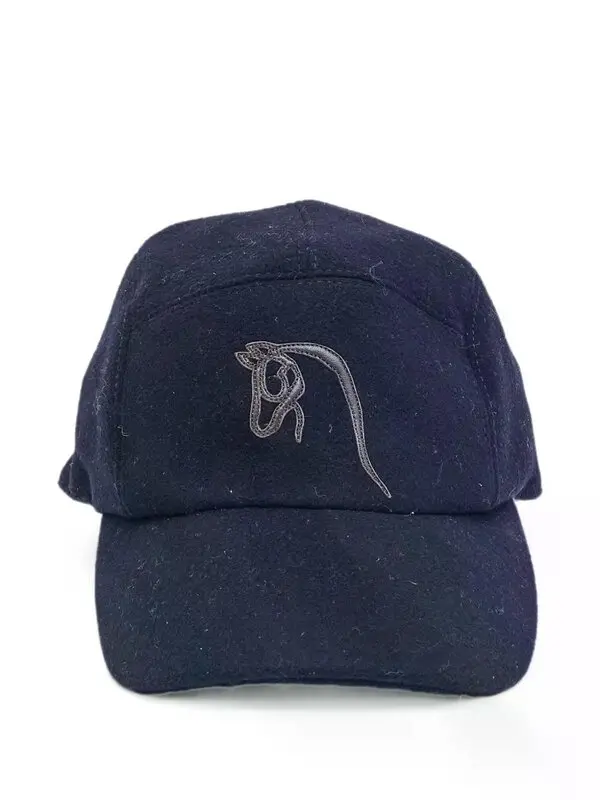Hermès Cheval Au Trait Baseball Cap - Blue