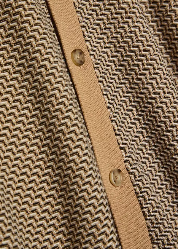 BOSS Lomare Jacquard Cotton Shirt