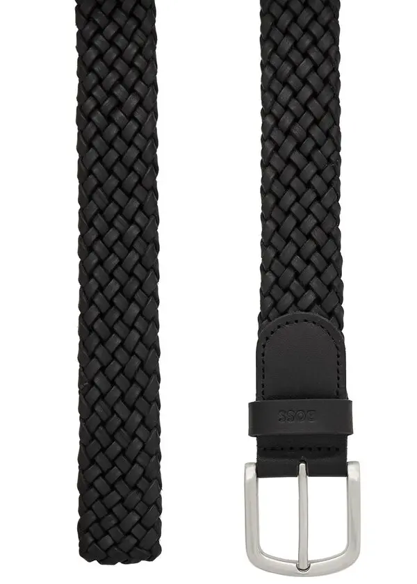 BOSS Sash Braided Leather Belt