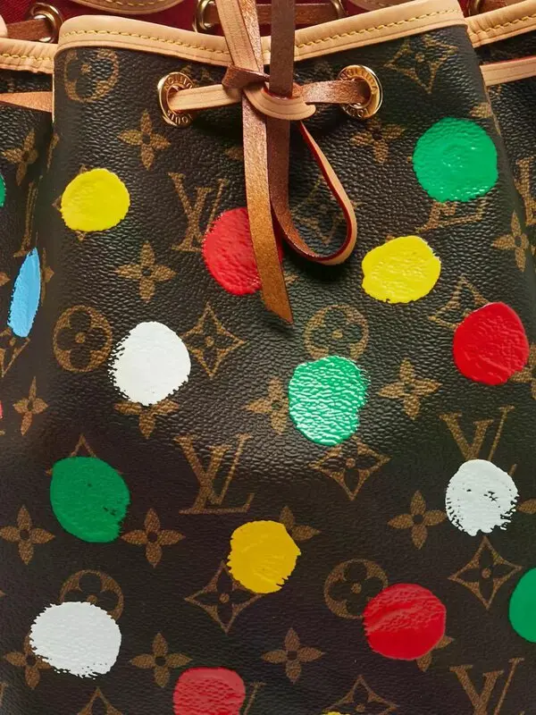 LOUIS VUITTON Noé Painted Dots Bucket Bag
