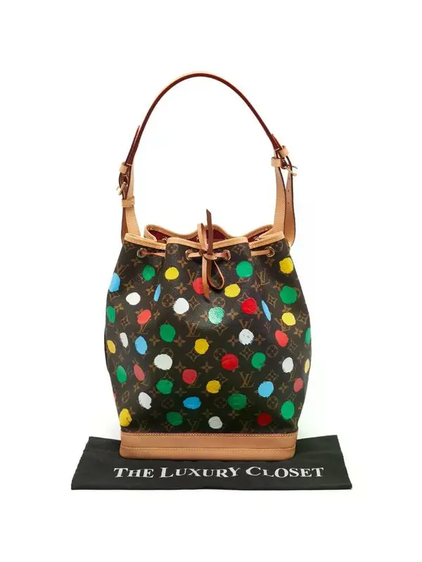 LOUIS VUITTON Noé Painted Dots Bucket Bag