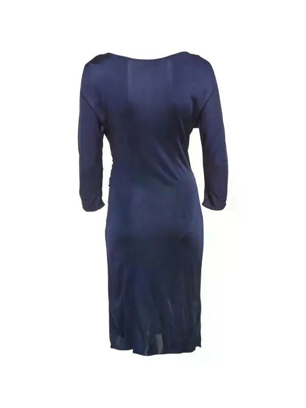 Dior Draped Jersey Midi Dress