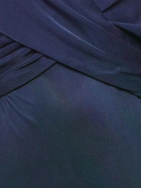 Dior Draped Jersey Midi Dress