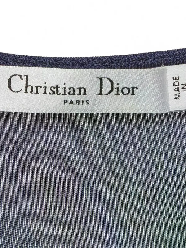 Dior Draped Jersey Midi Dress