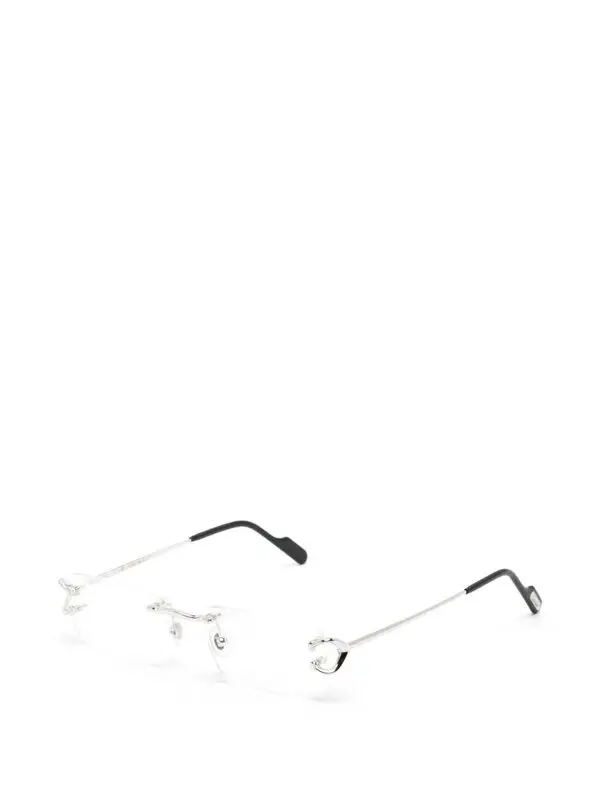 Cartier Decor C Rimless Glasses - Silver
